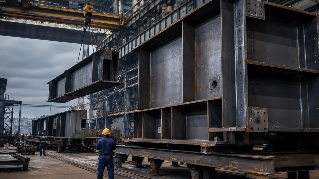 Heavy Steel Structure Fabrication for Industrial Projects